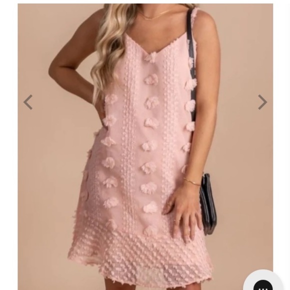 Bella Ella | Dresses | Bella Ella Pink Feminine Dress | Poshmark